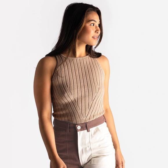 Tops | Soluna Collective Sand Knit Vest | Poshmark